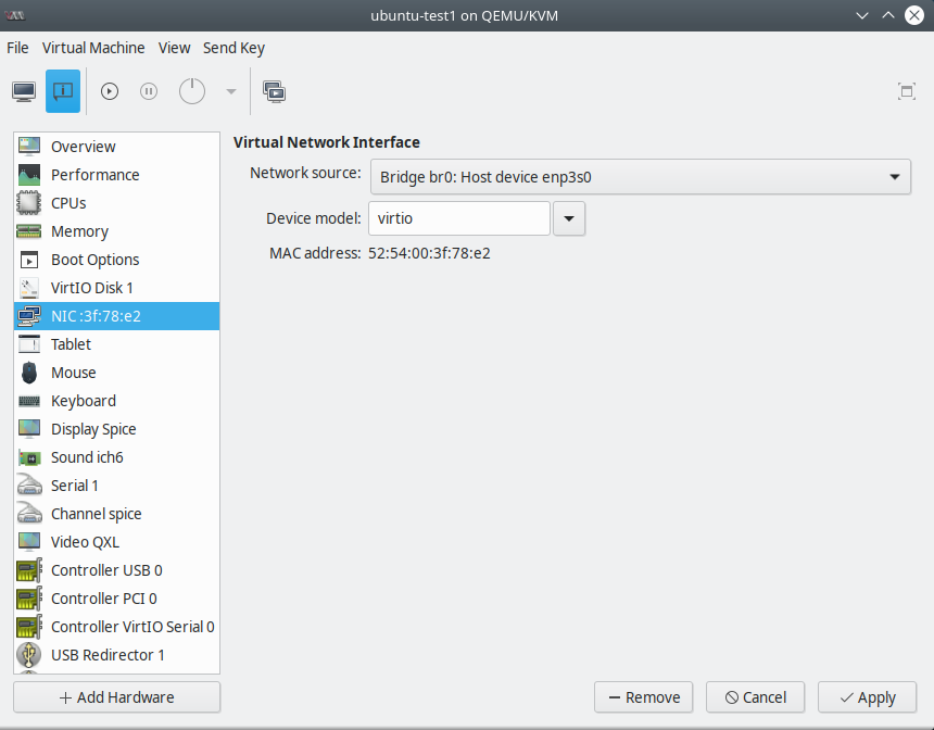 Bridged Network — DevTechs documentation